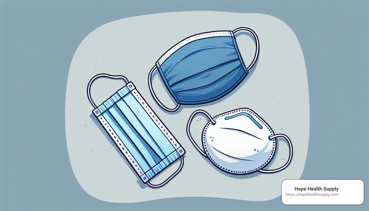 KN95 Mask vs Surgical Mask: Which Offers Better Protection? – Hope ...
